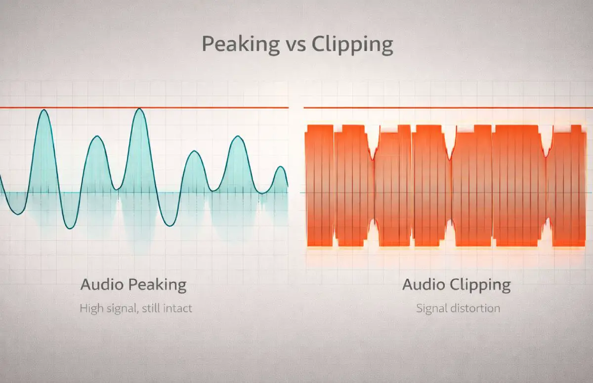 Audio Peaking Vs Clipping: Key Differences Explained Clearly